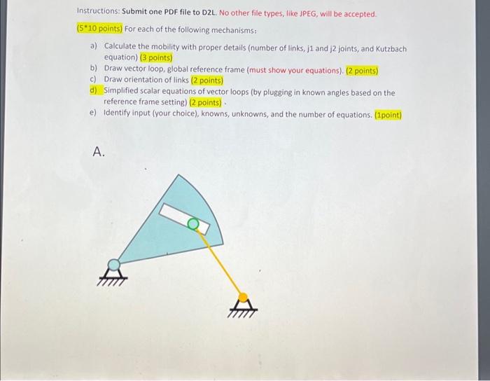 Solved Instructions: Submit one PDF file to D2L. No other | Chegg.com