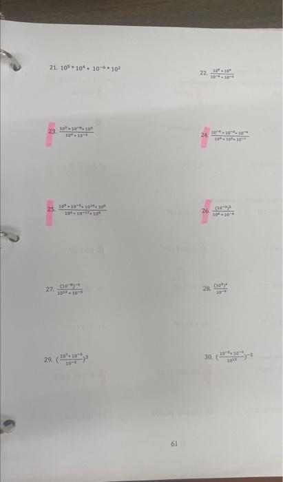 21 105тле104тле10тит6тле102 22 10тит4 10тит4104тит104 23 Chegg