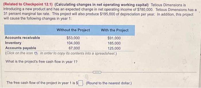 Solved (Related to Checkpoint 12.1) (Calculating changes in | Chegg.com