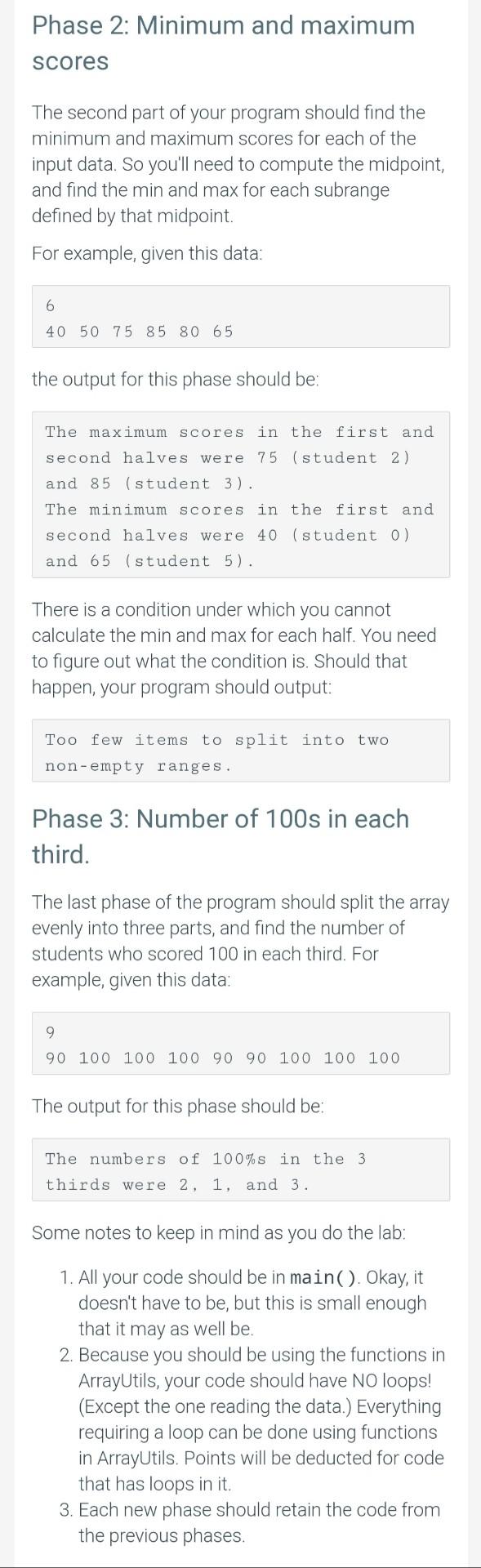 Solved 2.13 Using ArrayUtils The purpose of this lab is to | Chegg.com