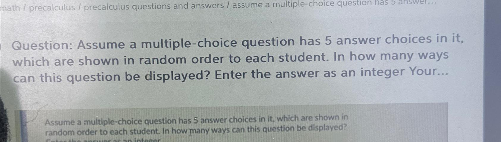 Solved math I precalculus / ﻿precalculus questions and | Chegg.com