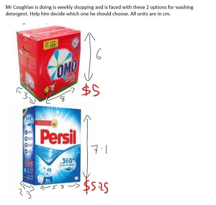 Solved Mr Coughlan is doing is weekly shopping and is faced | Chegg.com