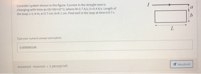 Solved Consider system shown in the figure. Current in the | Chegg.com
