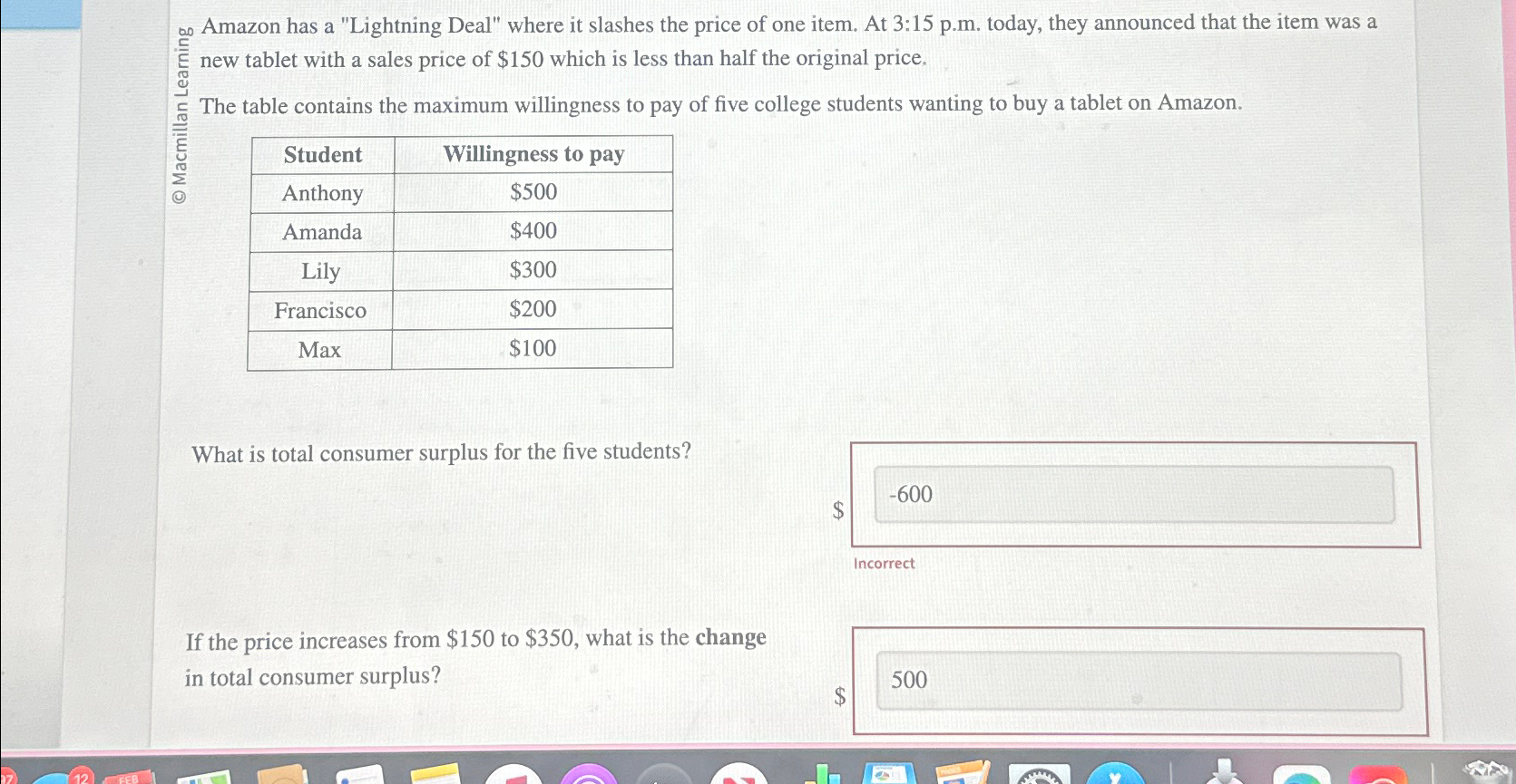 Solved no Amazon has a "Lightning Deal" where it slashes the | Chegg.com