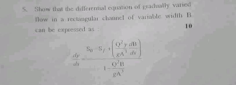 Solved Show that the differential equation of gradually | Chegg.com