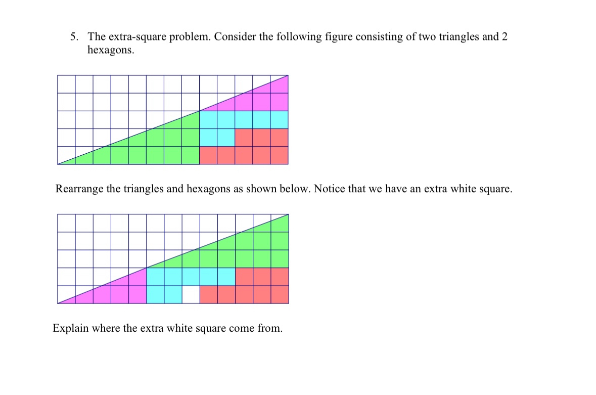 The extra-square problem. Consider the following | Chegg.com