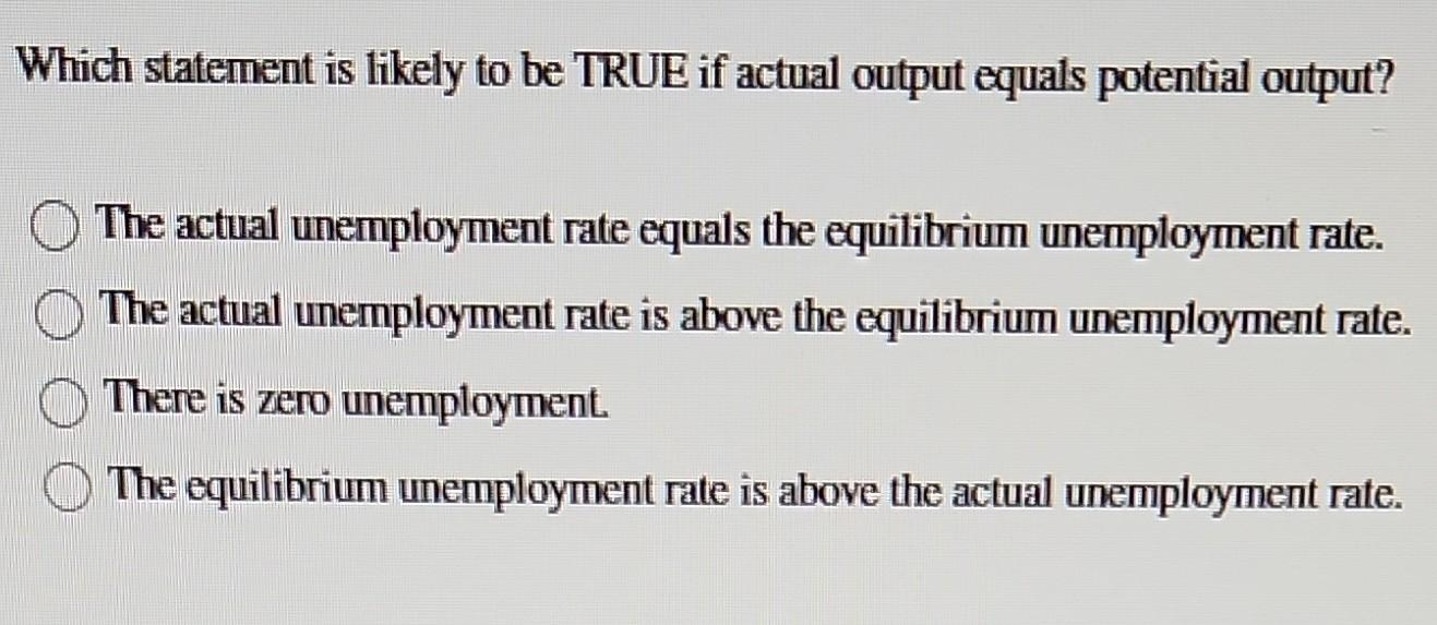 Solved Which statement is likely to be TRUE if actual output | Chegg.com
