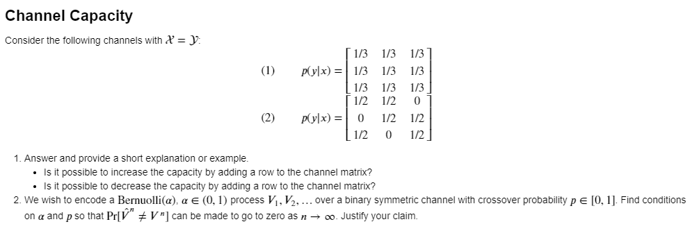 Solved - Is it possible to increase the capacity by adding | Chegg.com Solved - Is it possible to increase the capacity by adding | Chegg.com