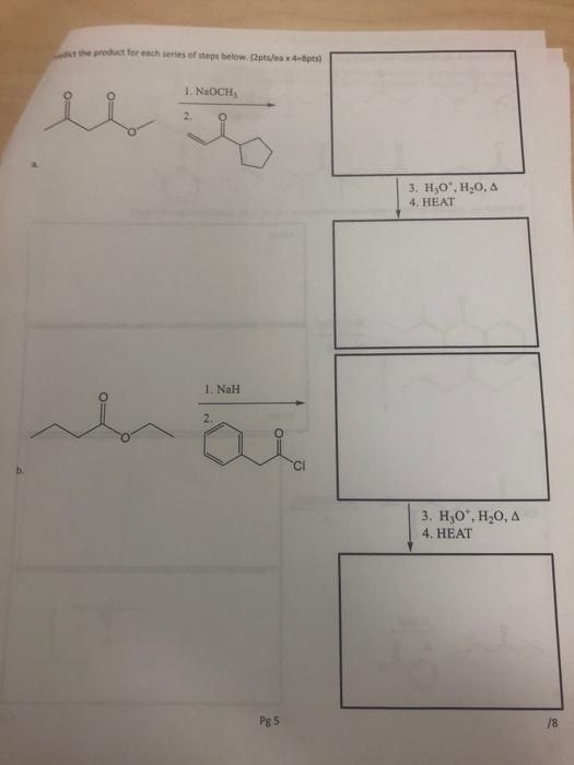 Solved 3. H3O∗,H2O, 4. HEAT 3. H3O+,H2O, 4. HEAT Pg5 18 | Chegg.com