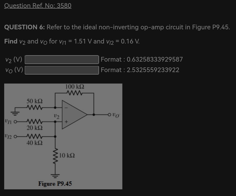 Solved Question Ref. No: 3580QUESTION 6: Refer to the ideal | Chegg.com