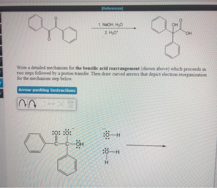 Solved Write a detailed mechanism for the benzilic acid | Chegg.com