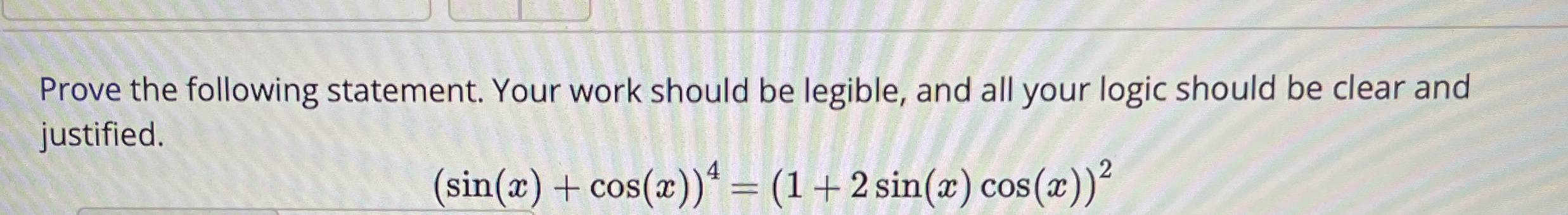 Solved Prove the following statement. Your work should be | Chegg.com