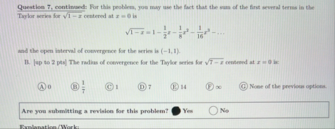 Solved Question 7, ﻿continued: For this problem, you may use | Chegg.com
