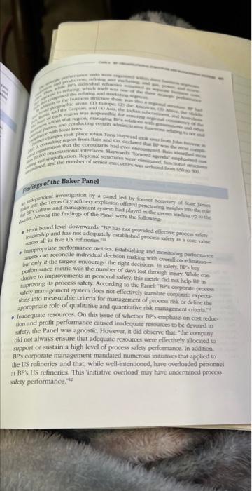 What was BP’s structural form in Case Study 8?How did | Chegg.com