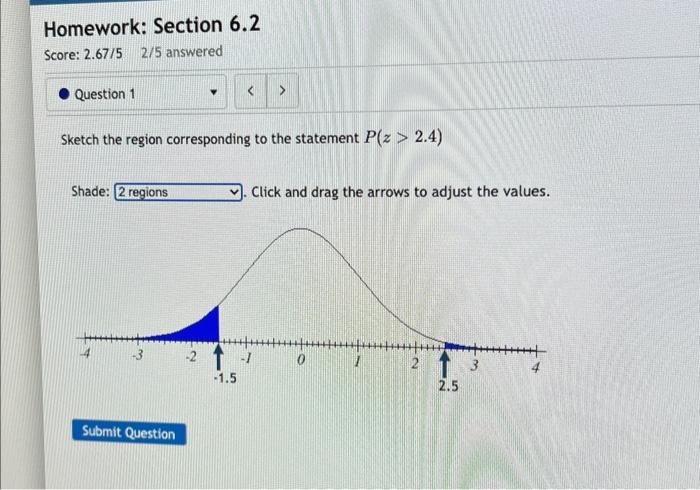 Solved Homework Section 6 2 Score 2 67 52 5 Answered
