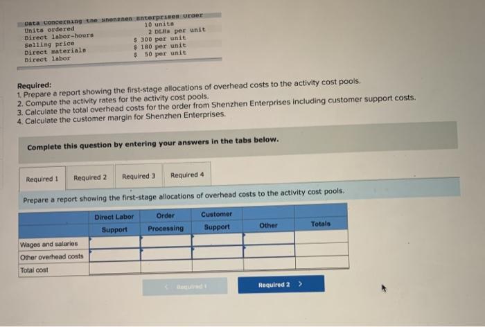 Solved Exercise 5-15 (Static) Comprehensive Activity-Based | Chegg.com Solved Exercise 5-15 (Static) Comprehensive Activity-Based | Chegg.com