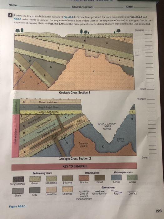 Solved Name: Course/Section: Date: A Review the key to | Chegg.com