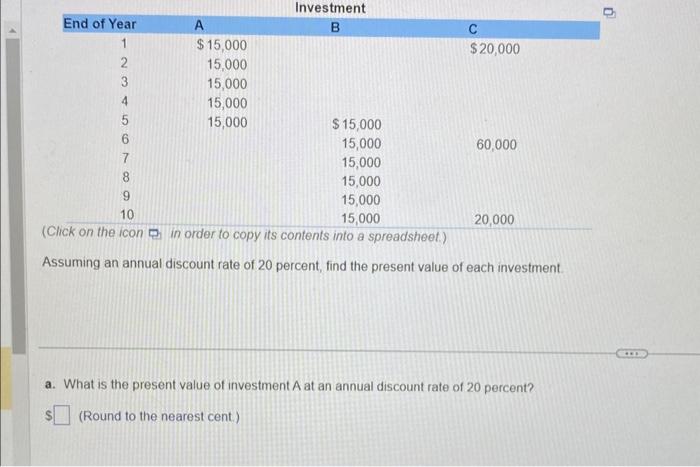 Solved present value of annuities and complex cash flows. | Chegg.com