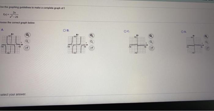 Solved - Use the graphing guidelines to make a complete | Chegg.com