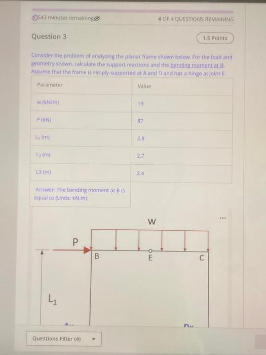 Solved Consider the problem of analyzing the beam shown | Chegg.com