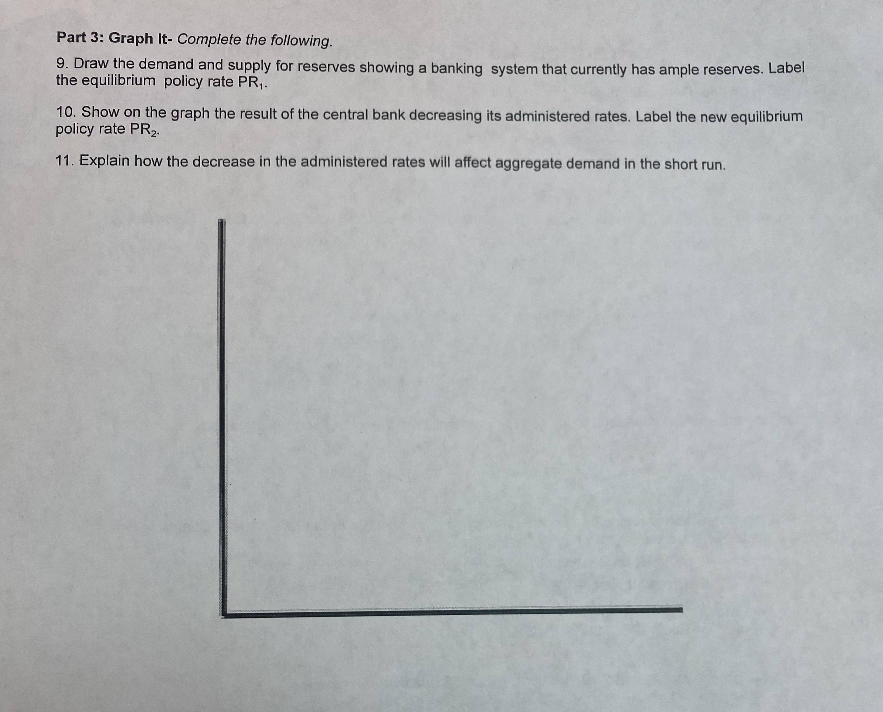 Solved Part 3: Graph It- ﻿Complete the following.9. ﻿Draw | Chegg.com