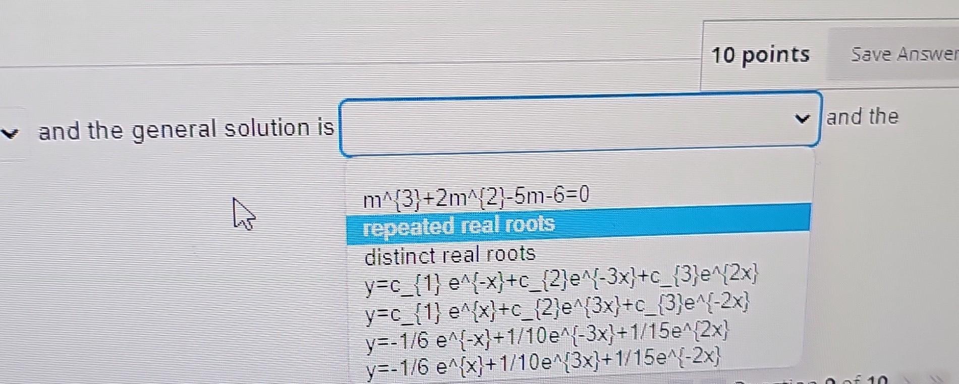 Solved Consider the homogeneous differential equation | Chegg.com