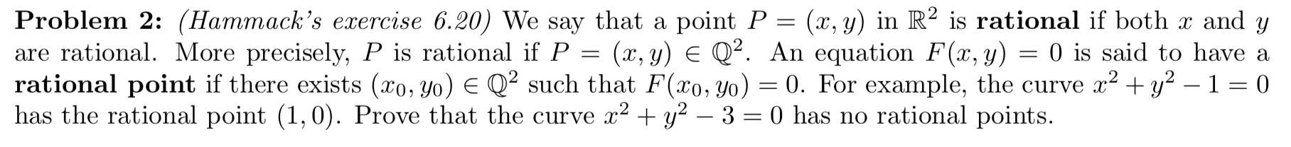 Solved Problem 2: (Hammack's exercise 6.20) ﻿We say that a | Chegg.com