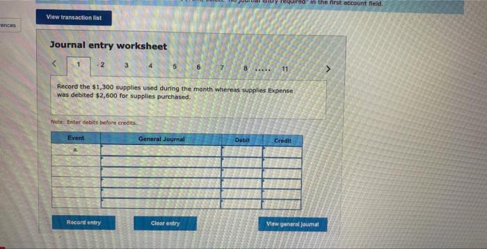 Solved Exercise 4-12 (Algo) Record transactions and | Chegg.com