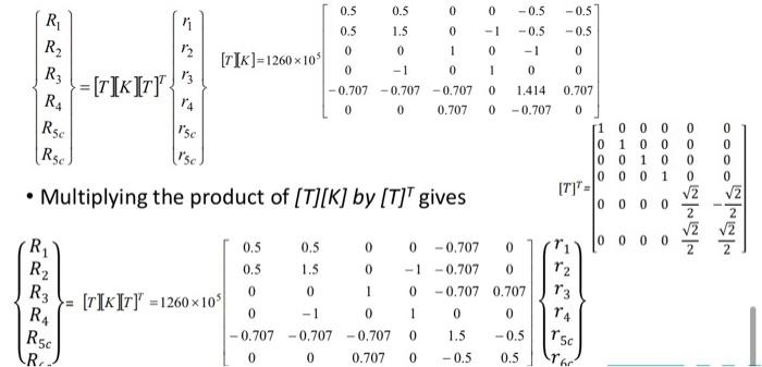 Solved using matrix multiplication please solve the example | Chegg.com