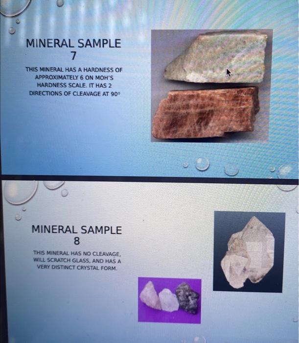 Solved Instructions for Lab 2 - Rock and Mineral Laboratory | Chegg.com
