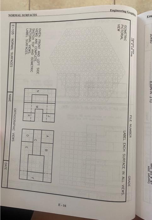 Solved E-105 SketchesE-106 Sketches | Chegg.com