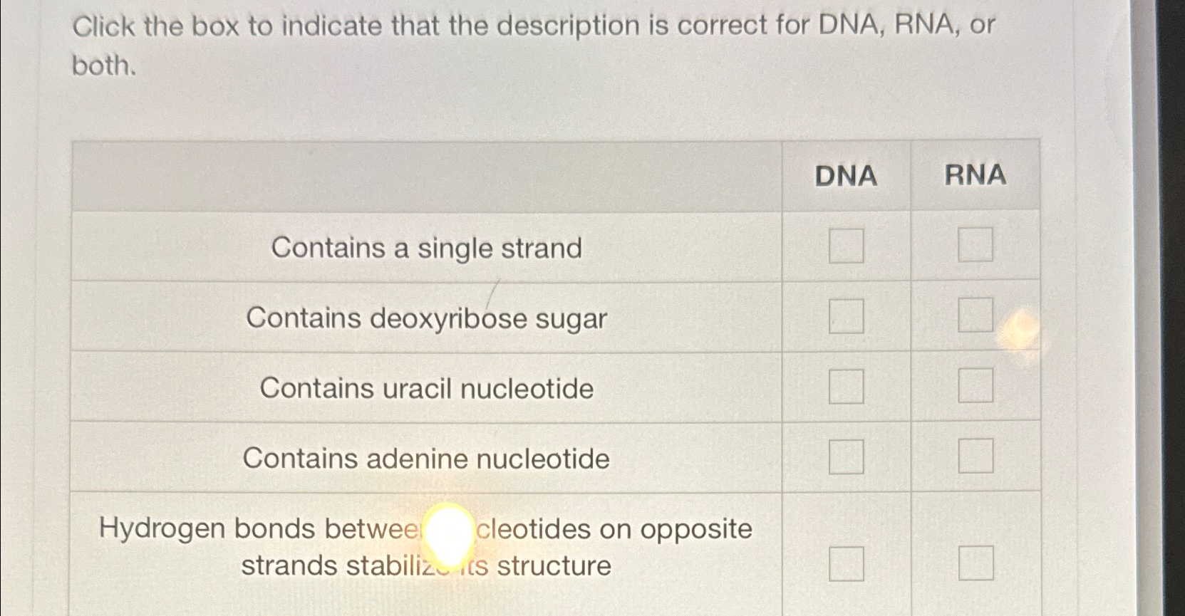 Solved Click the box to indicate that the description is | Chegg.com