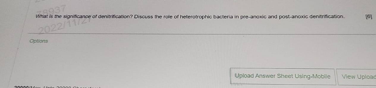Solved What is the significance of denitrification? Discuss | Chegg.com
