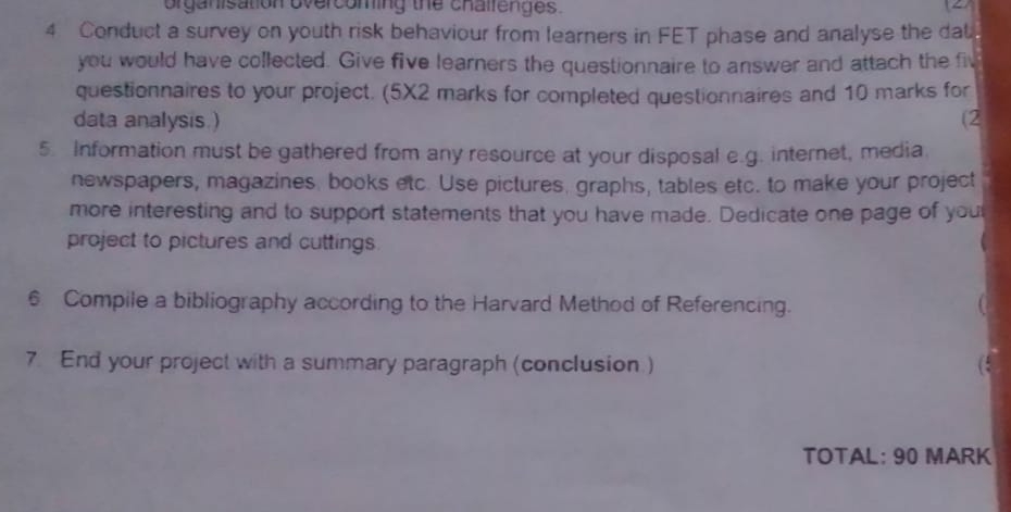 Solved 4 ﻿Conduct a survey on youth risk behaviour from | Chegg.com