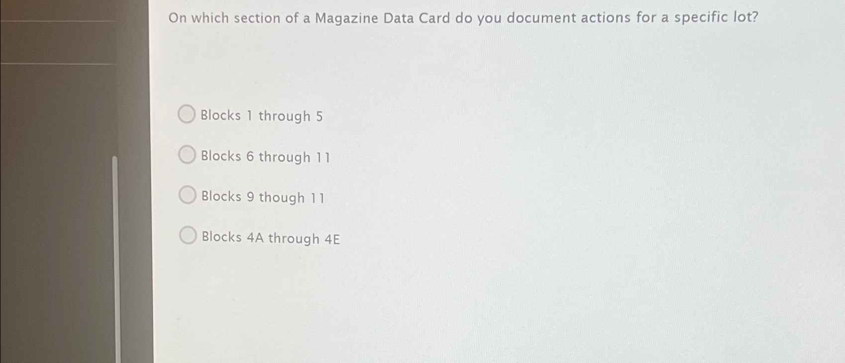 Solved On which section of a Magazine Data Card do you | Chegg.com
