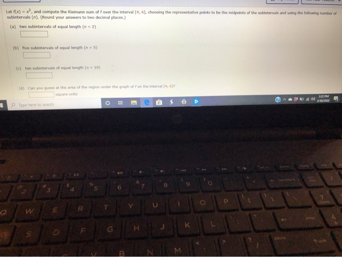 Solved Let f(x) = x, and compute the Riemann sum of fover | Chegg.com