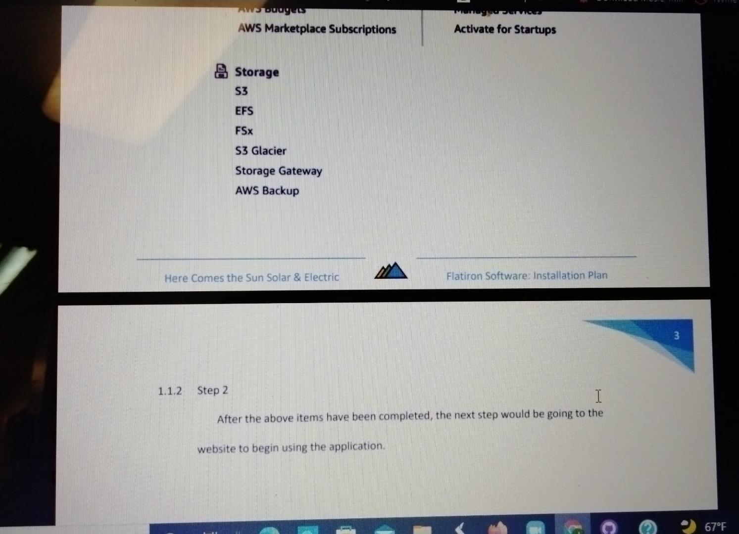1. Installation Plan 1.1 Installation 1.1.1 Step 1 | Chegg.com