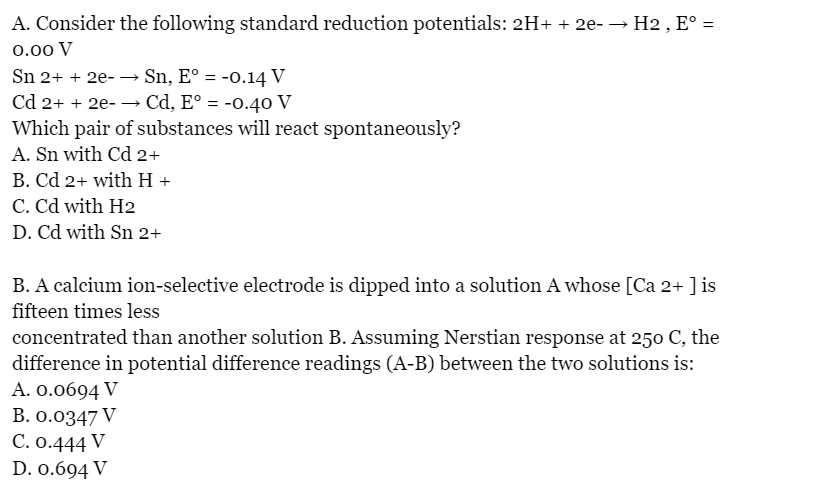 Solved A. ﻿Consider the following standard reduction | Chegg.com