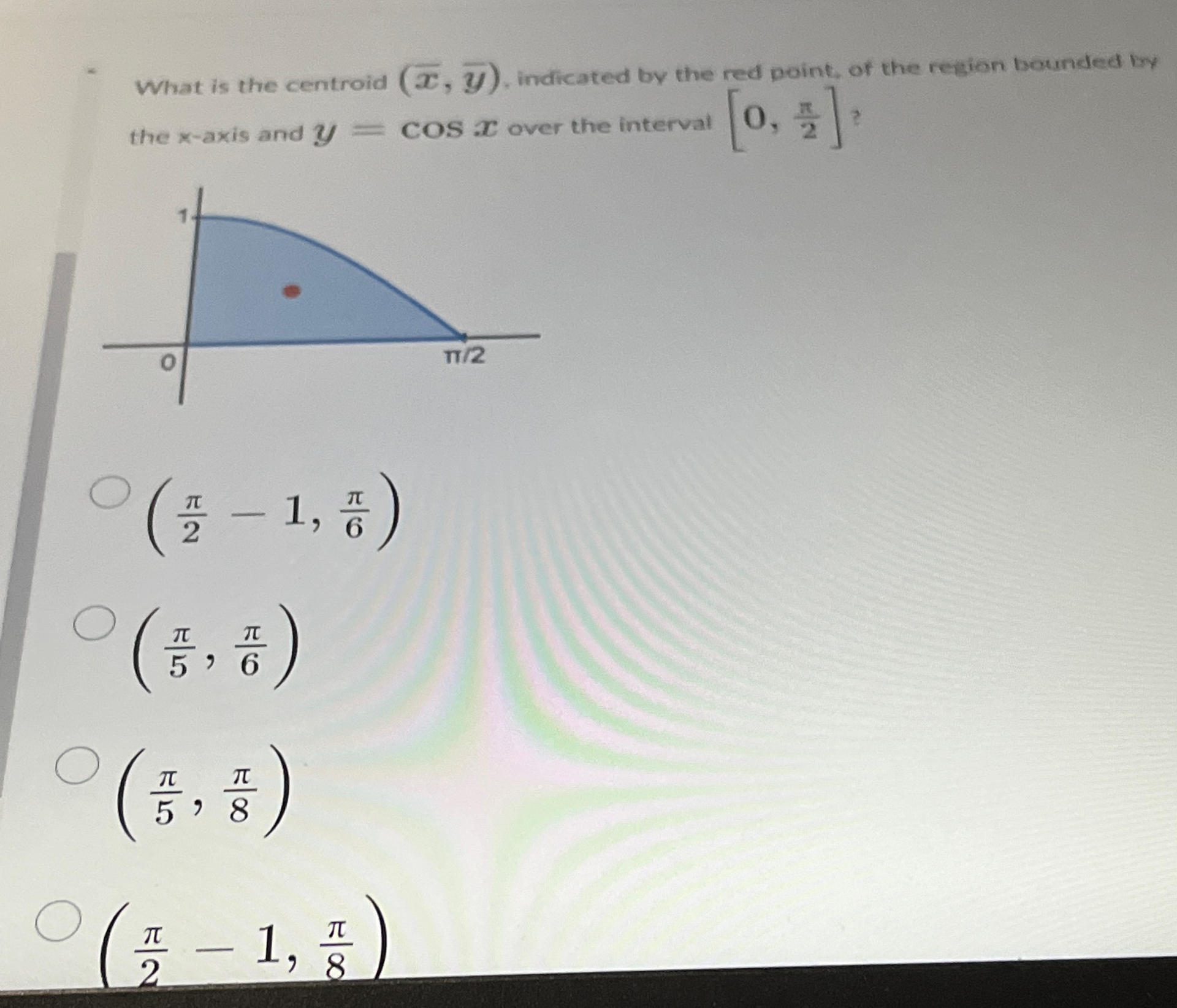 Solved What is the centroid (x‾,bar (y)), ﻿indicated by the | Chegg.com