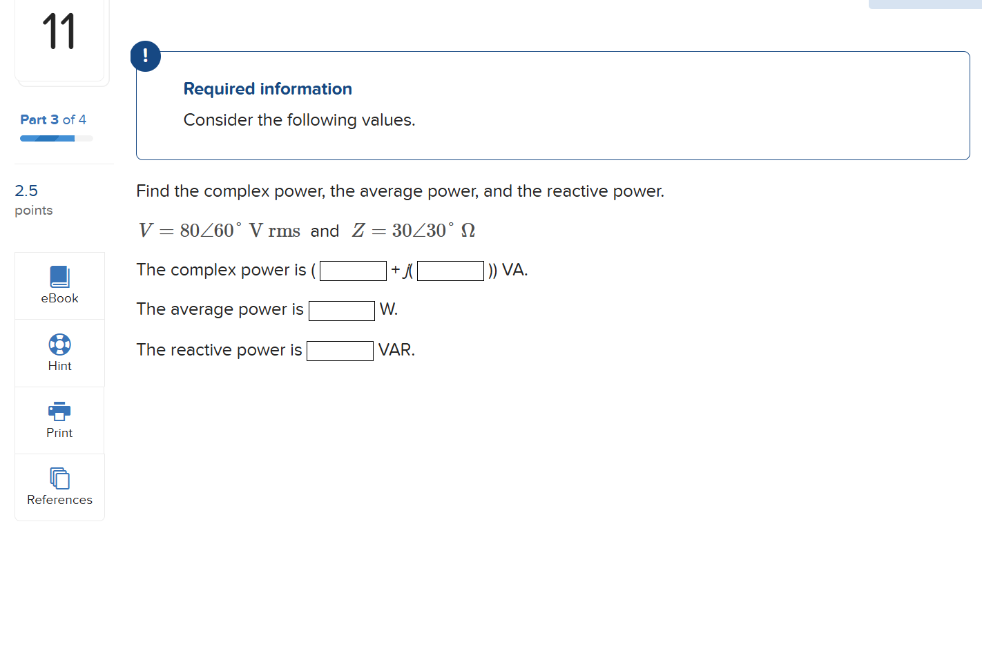 Solved Required informationConsider the following values.The | Chegg.com