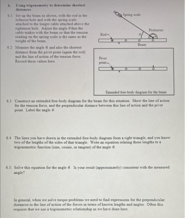 Solved 3.2 Now we draw the line of action for each force. | Chegg.com