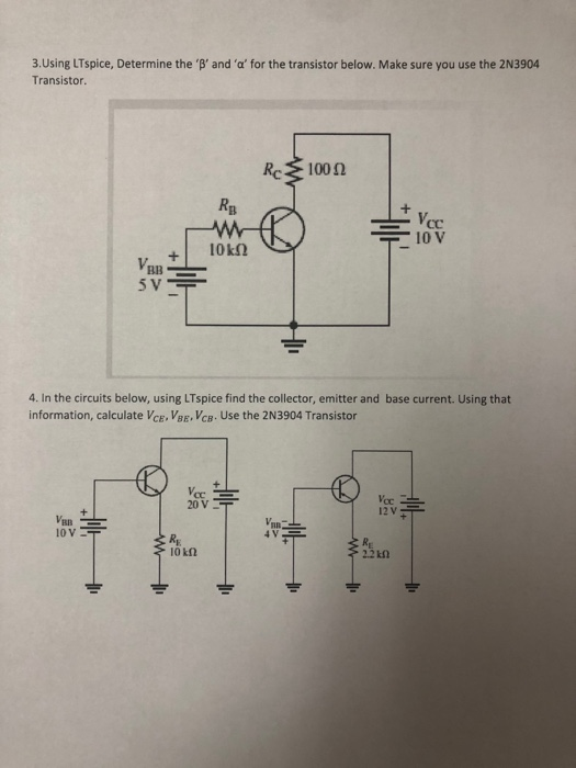 Solved Simulate this circuit in LTspice. Find the value of | Chegg.com
