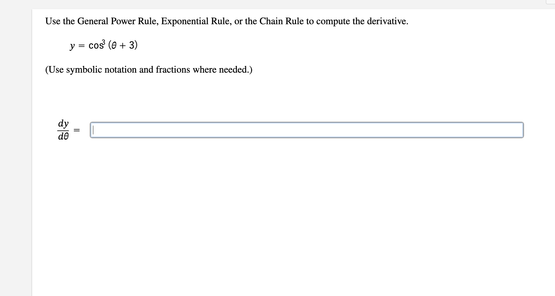 Solved Use the General Power Rule, Exponential Rule, or the | Chegg.com