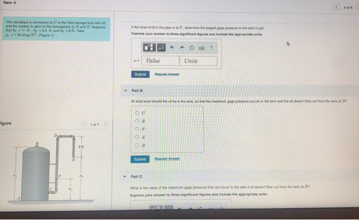 Solved Item 4 408 The standpipe is connected it to the field | Chegg.com