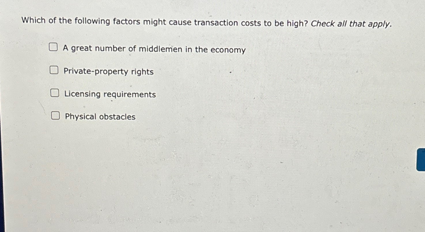 Solved Which of the following factors might cause | Chegg.com