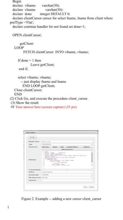 2. Procedure (20 pts) Implement a conditional CASE -- | Chegg.com