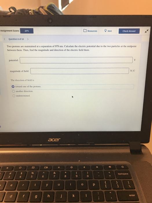 Solved Assignment Score: 20% Resources Hint Check Answer | Chegg.com