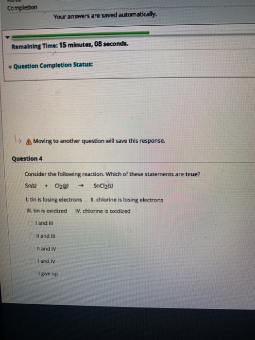 Solved Completion Your answers are saved automatically, | Chegg.com
