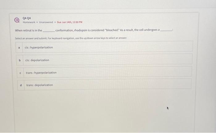Solved Q4 Q4 Homework * Unanswered o Due Jun 14th, 12:00 PM | Chegg.com