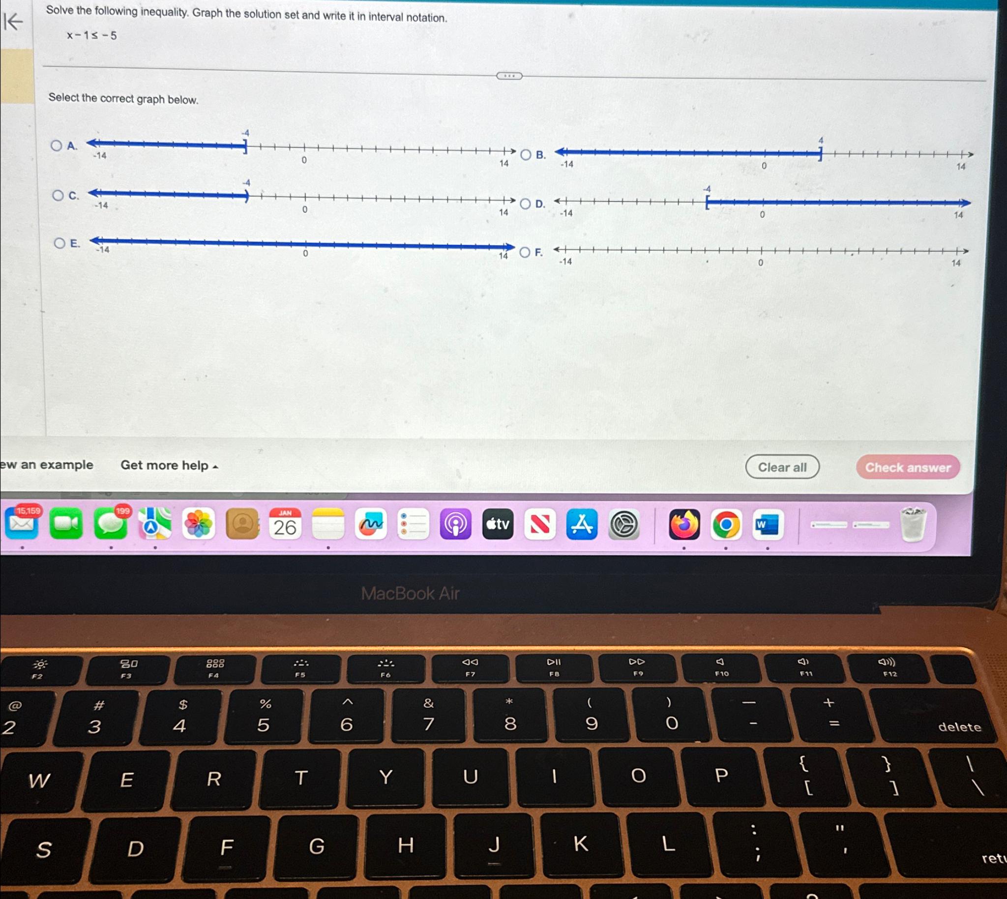 Solved Solve the following inequality. Graph the solution | Chegg.com
